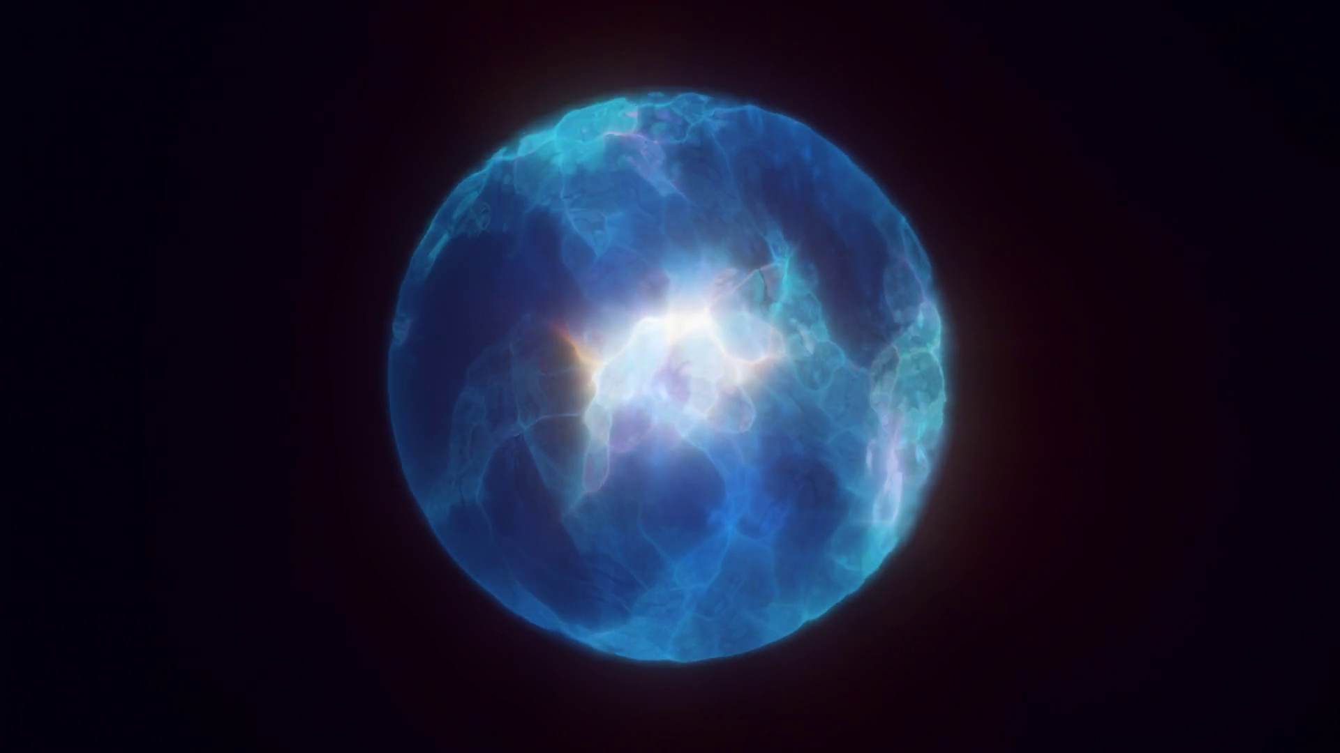 Abstract Glowing Blue Energy Sphere Stock Motion Graphics SBV-352992467 ...