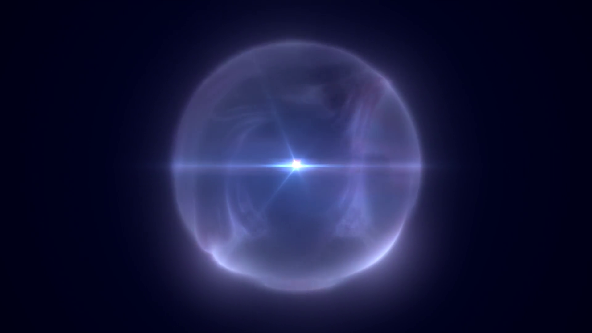 Radiant Violet Glowing Orb Emitting Cosmic Stock Motion Graphics SBV ...