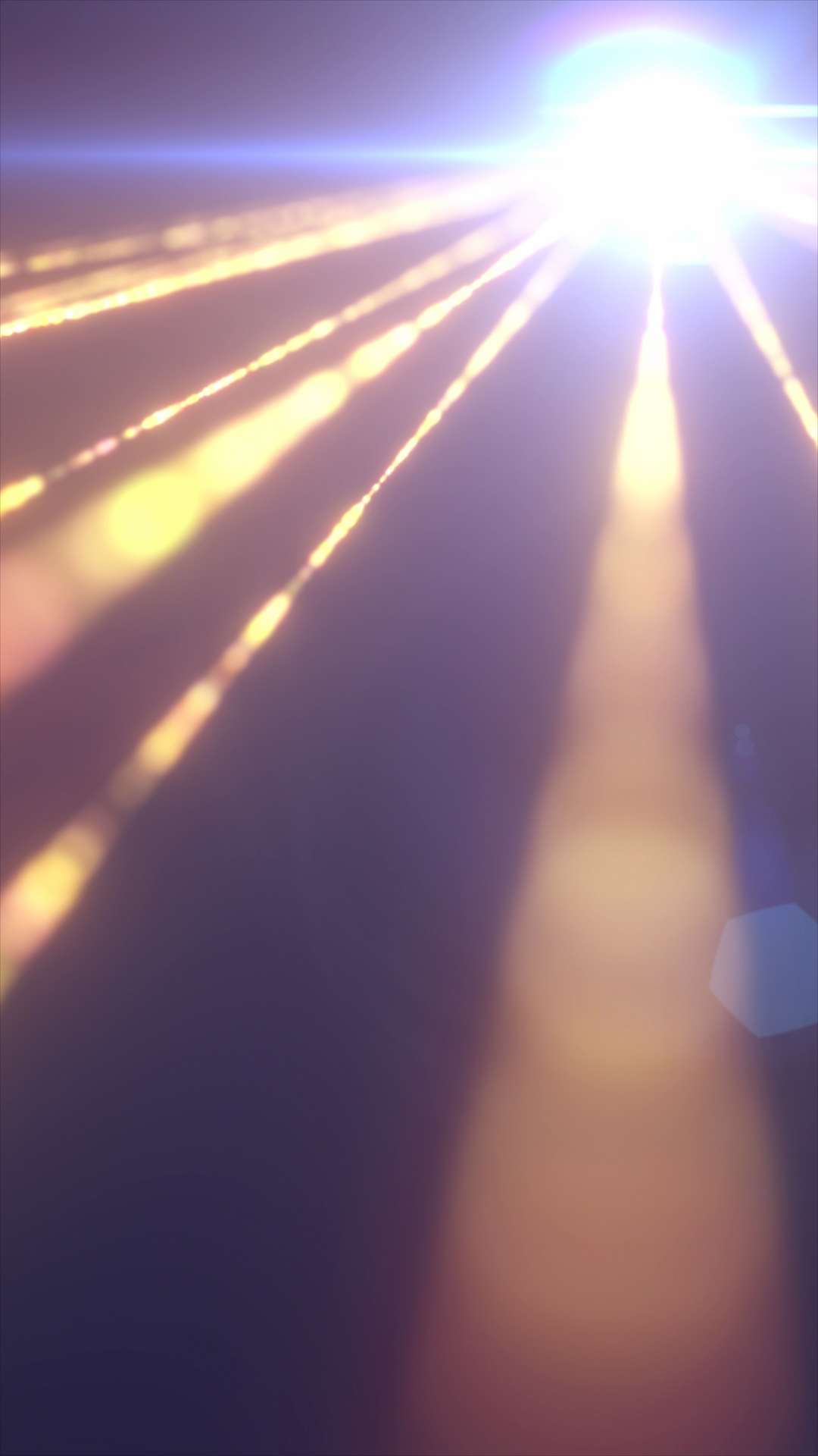 Strong Golden Light Beams Radiating Forward Stock Footage SBV-353254727 ...