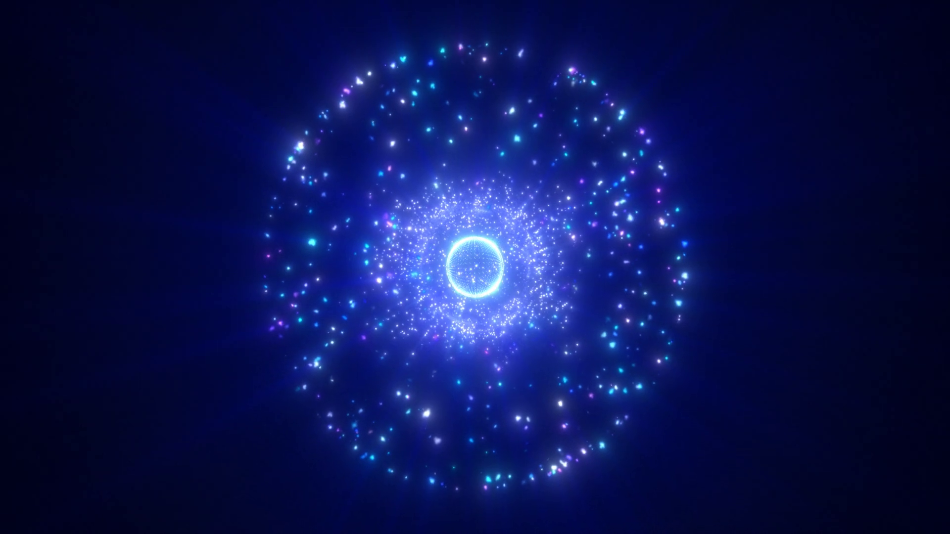 Abstract Round Blue Sphere Glowing Energy Stock Motion Graphics SBV-347644352 - Storyblocks