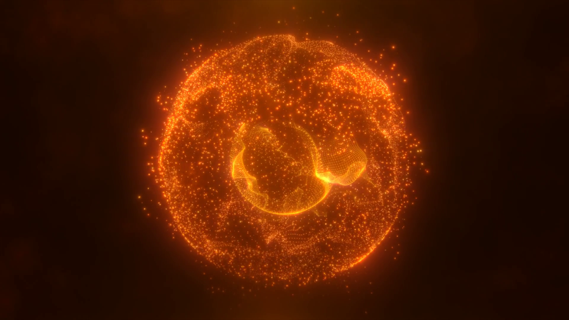 Abstract Round Yellow Orange Sphere Light Stock Motion Graphics SBV-347776147 - Storyblocks