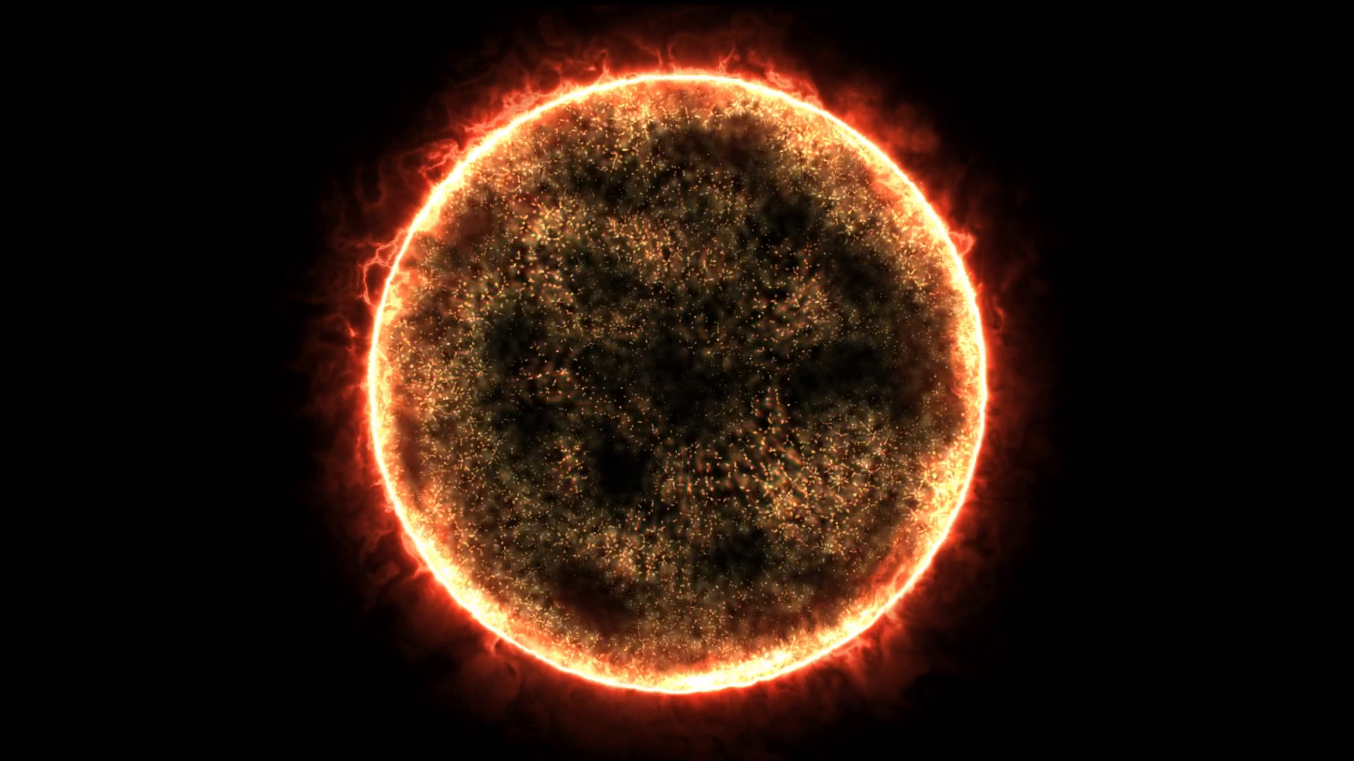 Abstract Energy Sphere Around Planet Star Stock Motion Graphics SBV ...