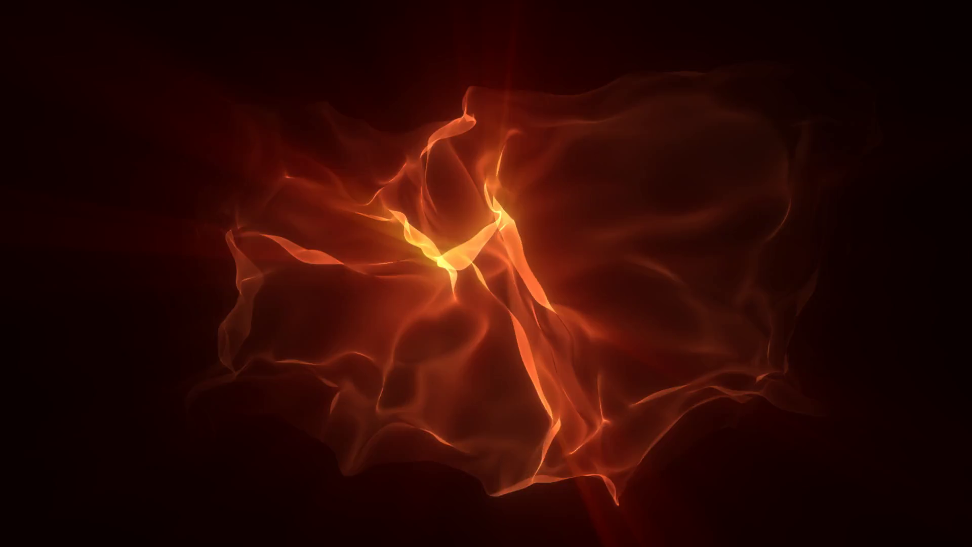 Abstract Orange Energy Magical Waves Glowing Stock Motion Graphics SBV ...