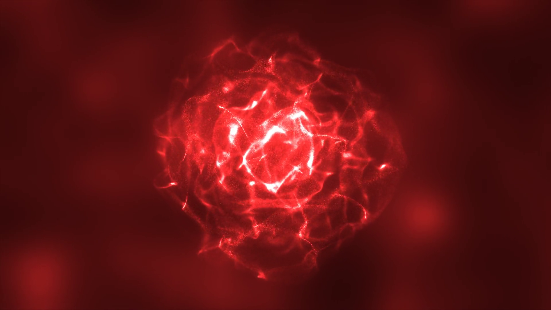 Abstract Red Energy Round Sphere Glowing Stock Motion Graphics SBV ...