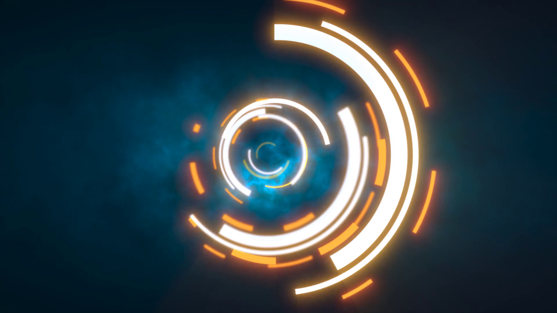 Abstract Round Yellow Ring Of Lines Hud Stock Motion Graphics SBV-347585356 - Storyblocks