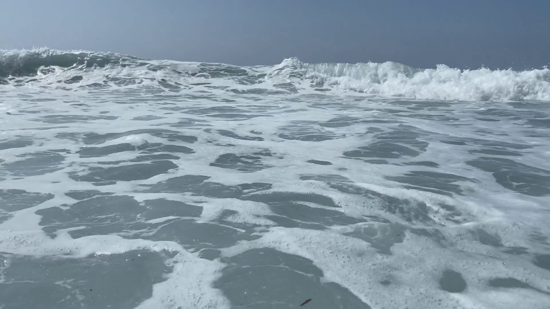 Waves Of Salty Sea Water On Beach With Stock Footage SBV-347588374 ...