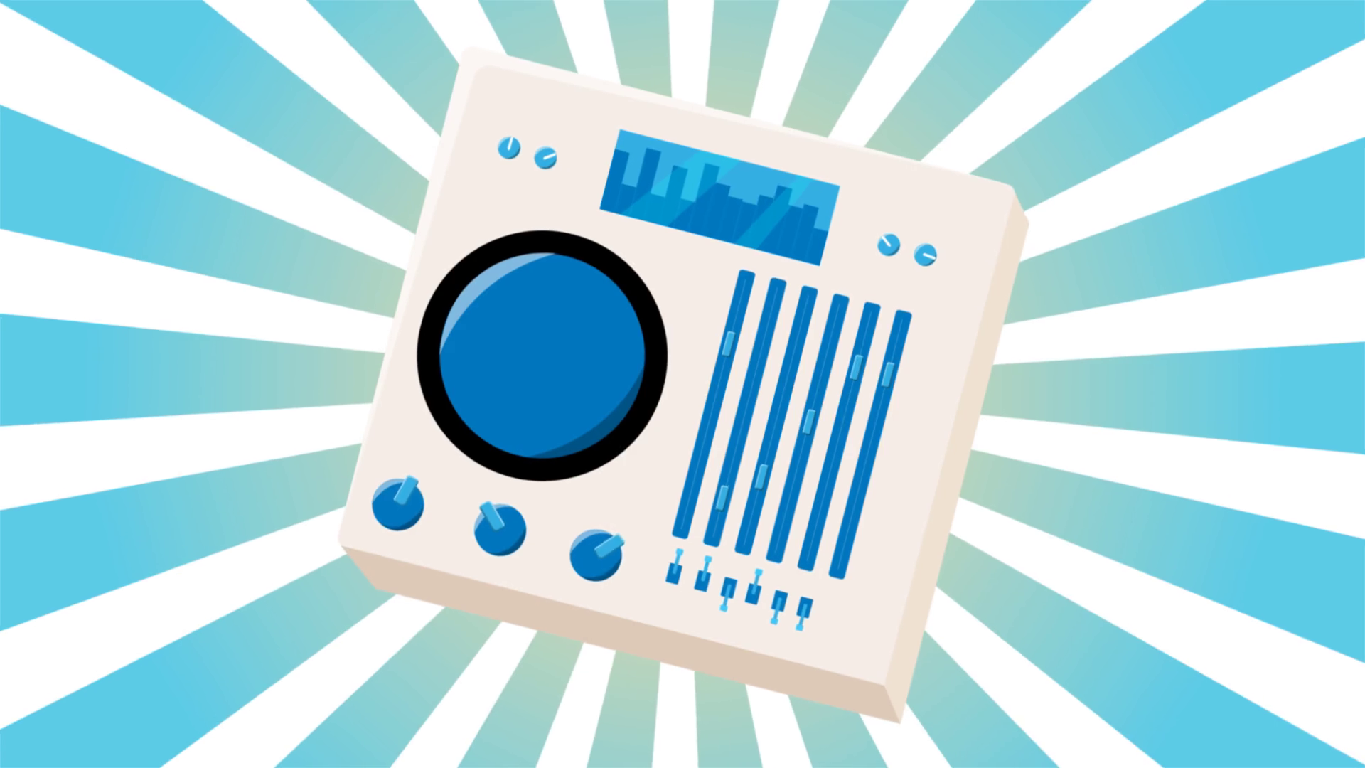 Retro Audio Music Dj Console Parties With Stock Motion Graphics SBV ...