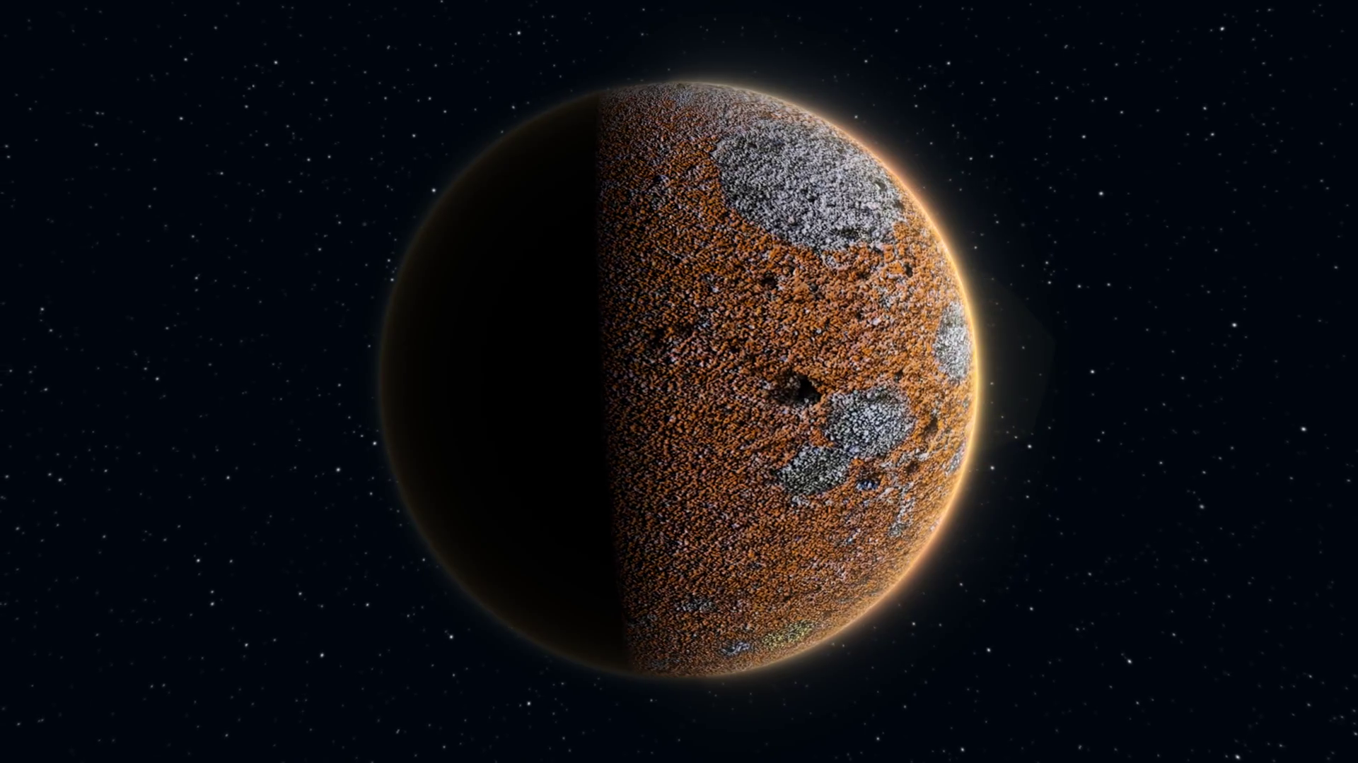 Abstract Looped Spinning Planet In Space Stock Motion Graphics SBV ...