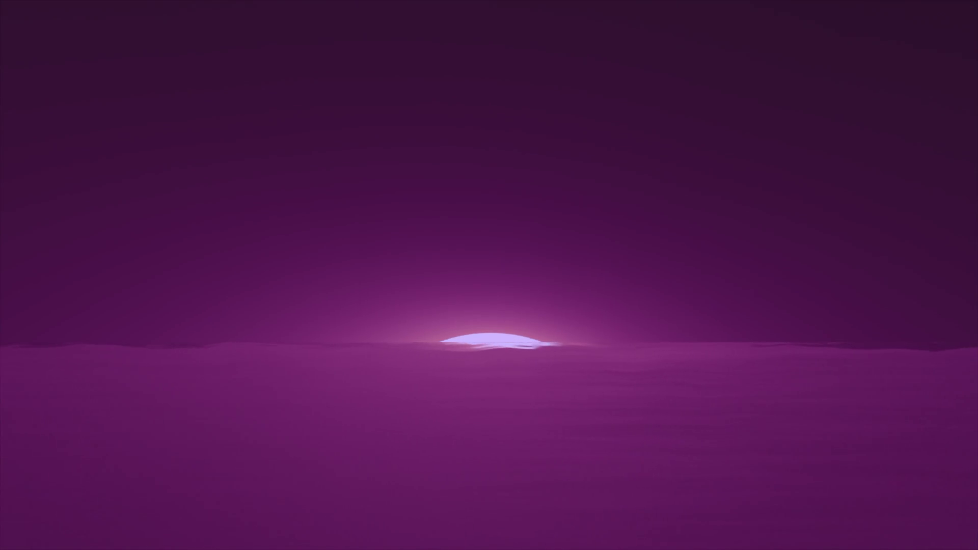 Abstract Purple Moon Over Water Sea Horizon Stock Motion Graphics SBV ...