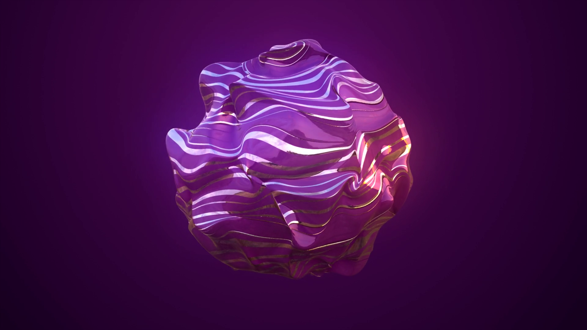 Morphing Of Purple Sphere Ball Of Molten Stock Motion Graphics SBV ...