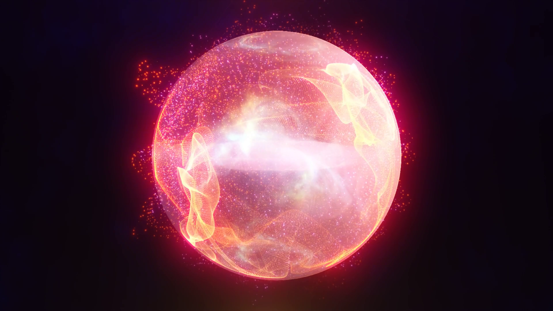 Abstract Energy Sphere With Glowing Bright Stock Motion Graphics SBV-348416328 - Storyblocks