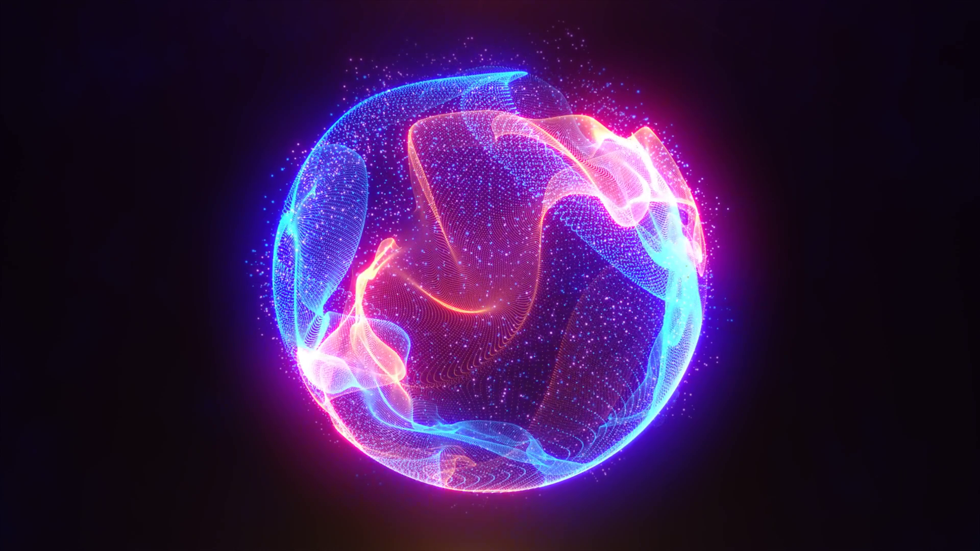 Abstract Energy Sphere With Glowing Bright Stock Motion Graphics SBV-348401635 - Storyblocks
