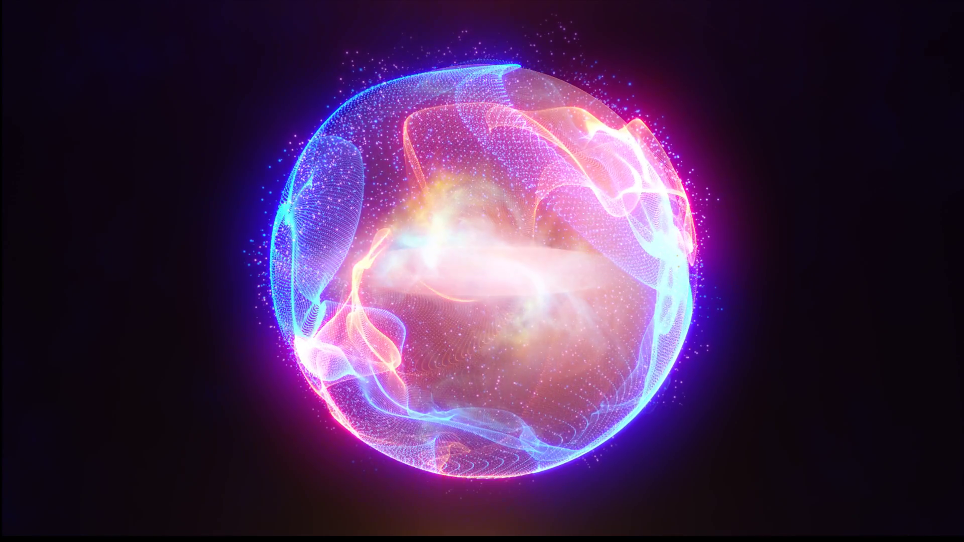 Abstract Energy Sphere With Glowing Bright Stock Motion Graphics SBV-348454762 - Storyblocks