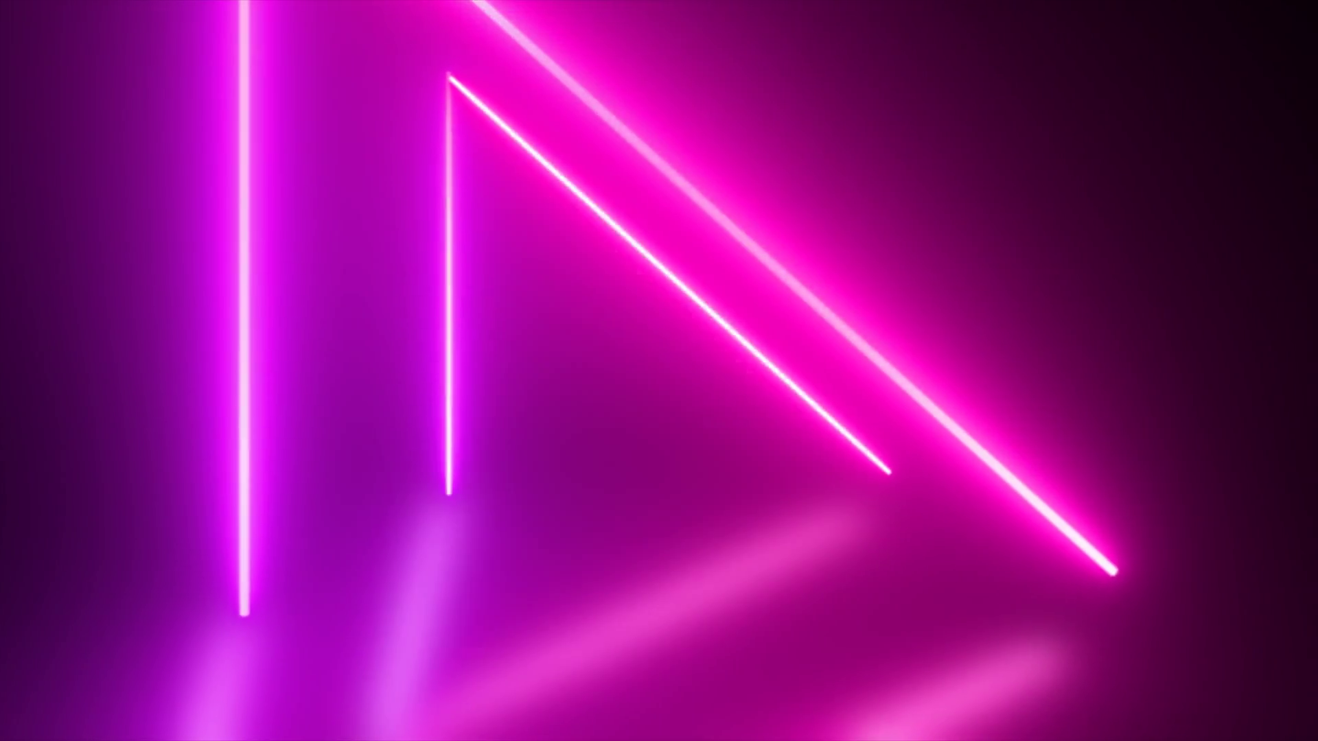 Abstract Looped Triangle Tunnel Neon Blue Stock Motion Graphics SBV ...