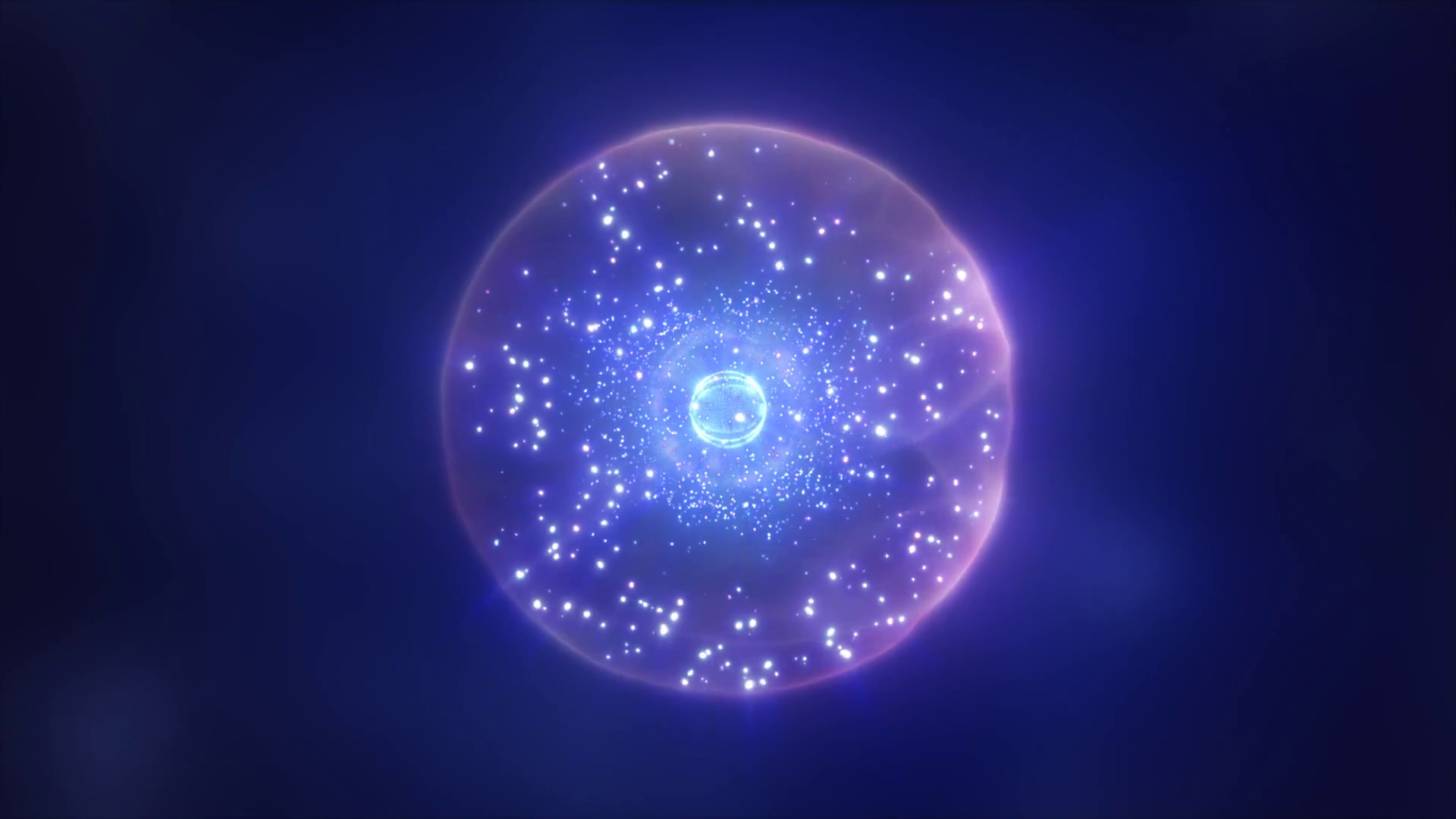 Abstract Blue Energy Sphere With Flying Stock Motion Graphics SBV-347807197 - Storyblocks