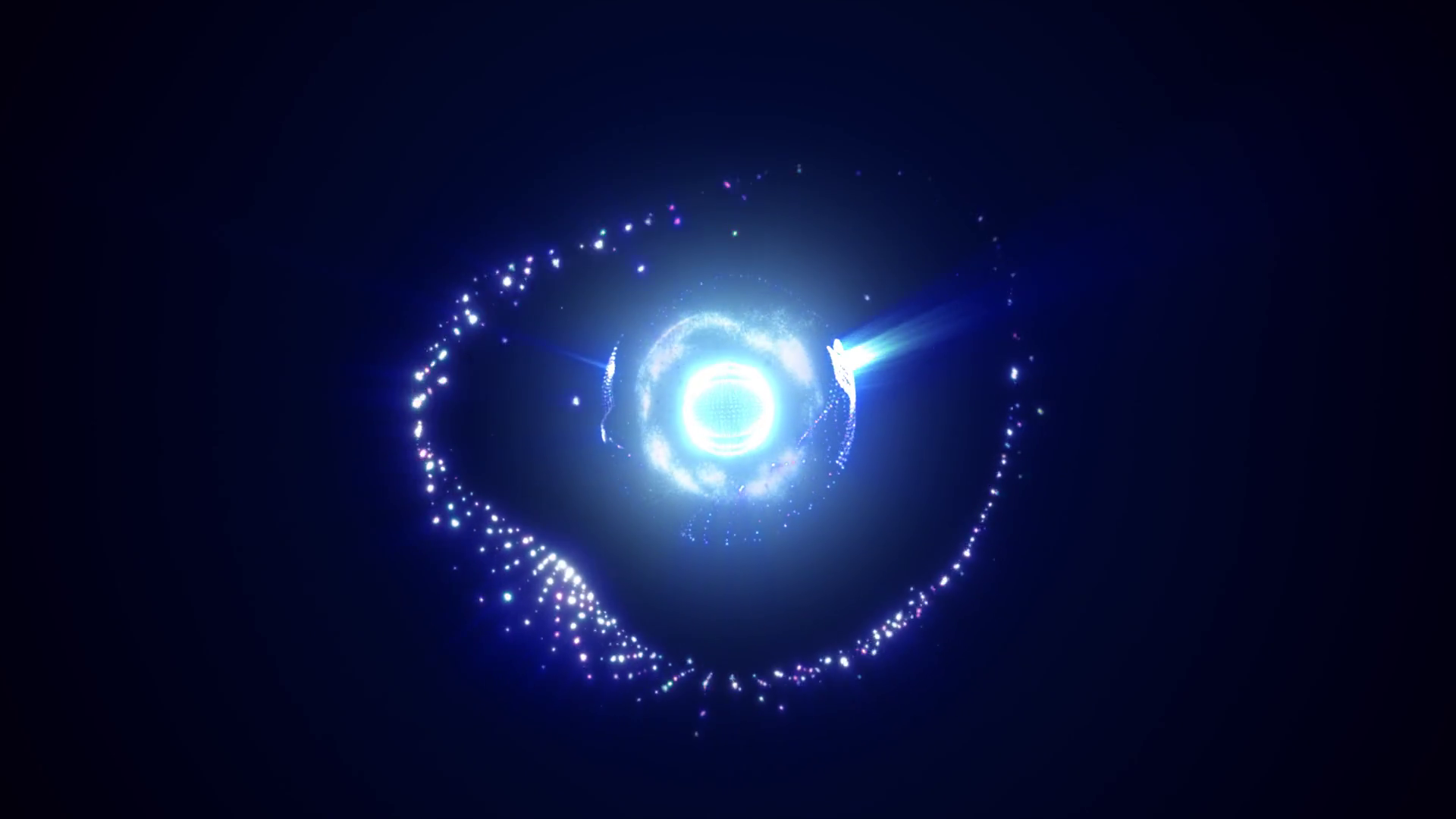 Abstract Energy Sphere With Flying Glowing Stock Motion Graphics SBV-348382633 - Storyblocks