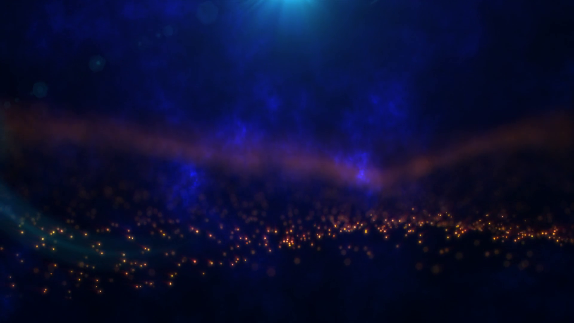 Abstract Yellow Waves From Particles Energy Stock Motion Graphics SBV ...