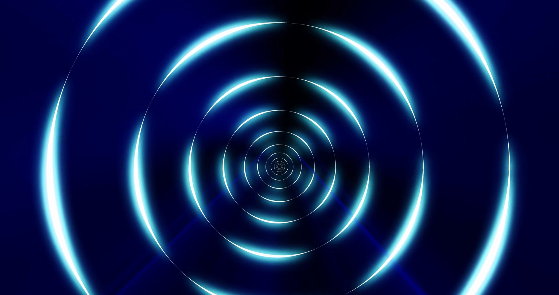 Tunnel Of Round Blue Glowing Bright Neon Stock Motion Graphics SBV-347742365 - Storyblocks