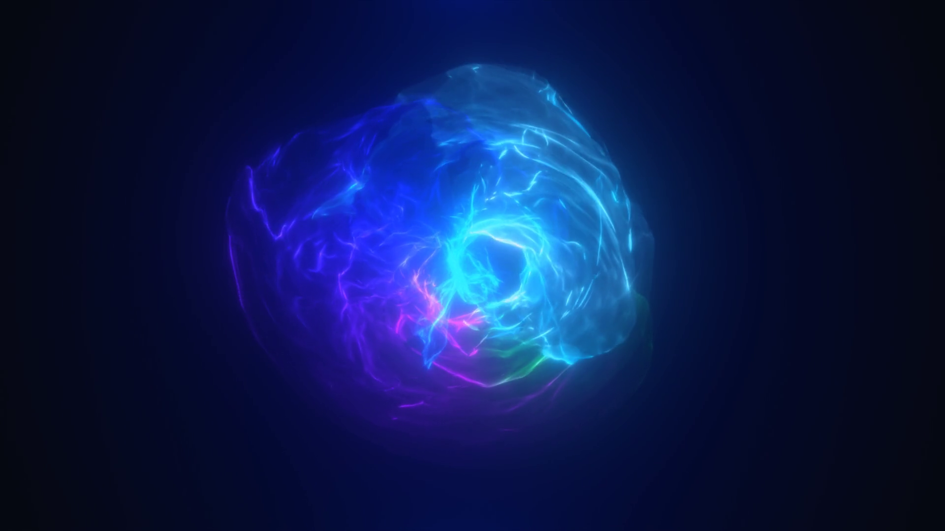 Abstract Blue Energy Sphere Transparent Stock Motion Graphics SBV ...