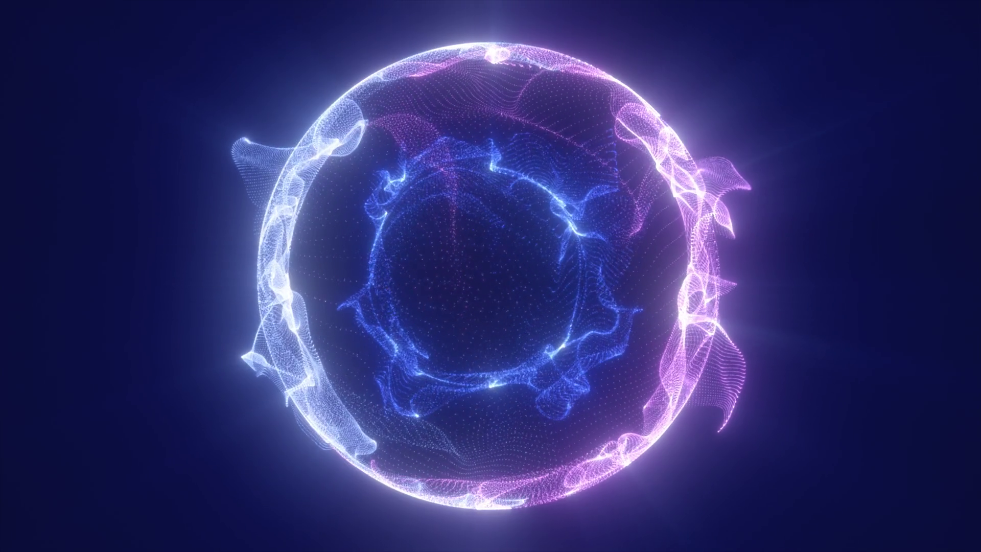 Abstract Blue Looped Energy Particle Sphere Stock Motion Graphics SBV-347586521 - Storyblocks