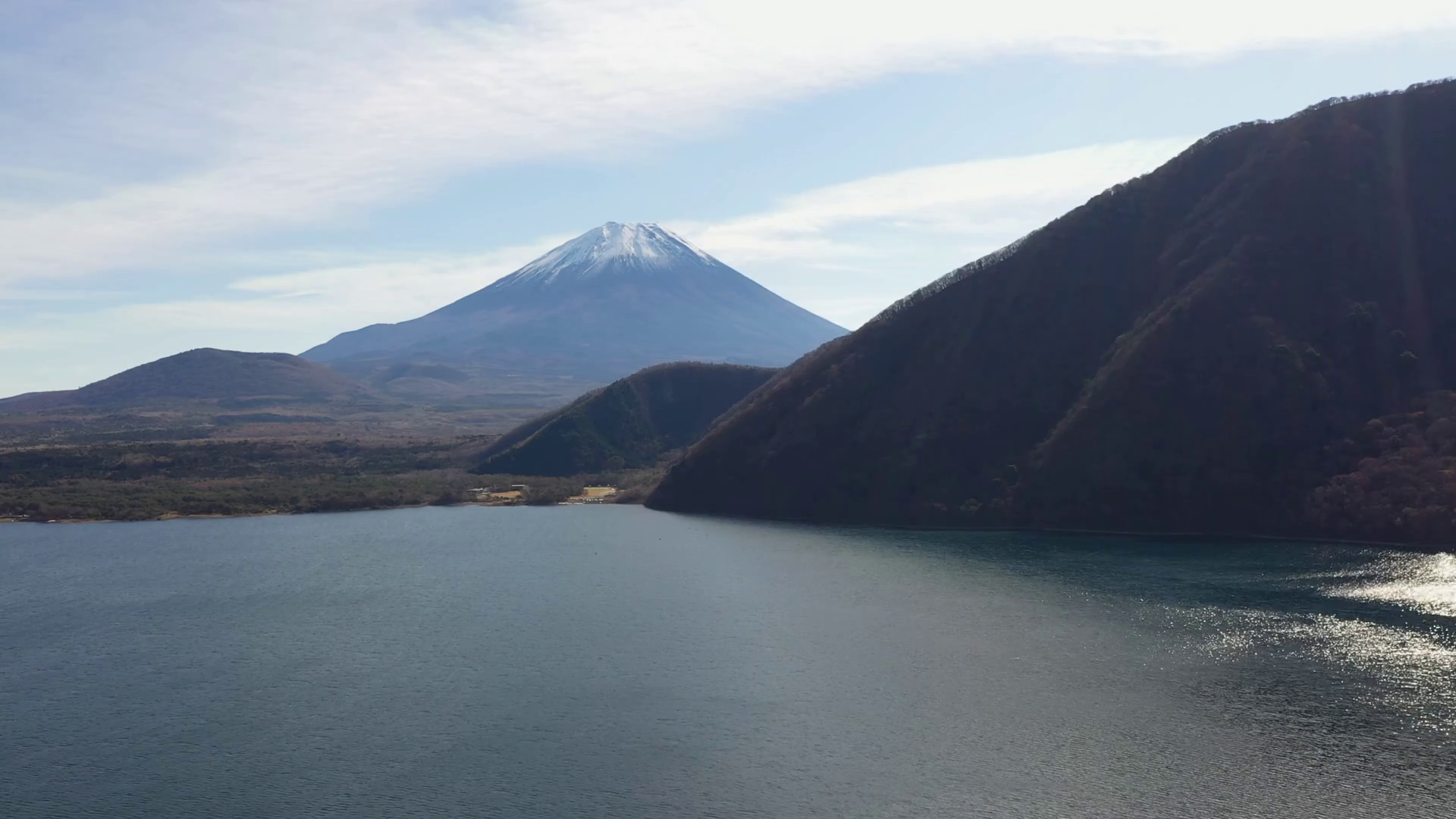 Aerial View Of Mount Fuji In Distance From Stock Footage SBV-329598772 ...