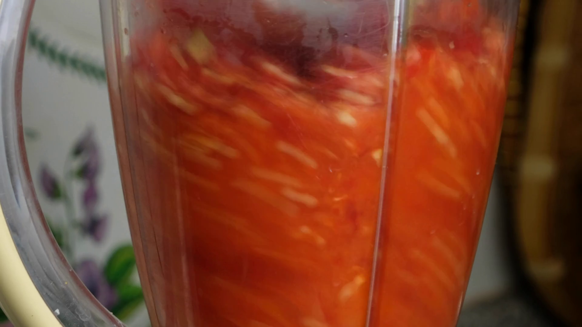 Blending Chillies With Kitchen Blender Stock Footage SBV-338295012 ...