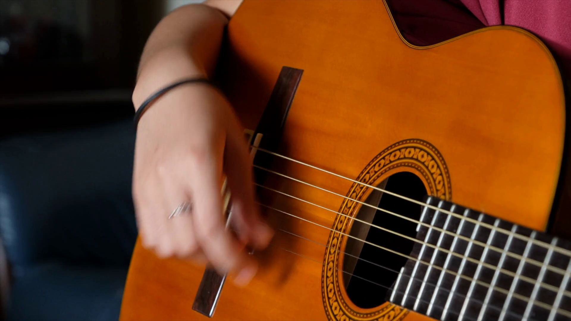 Girl Hands Playing Guitar Stock Footage SBV-325044353 - Storyblocks