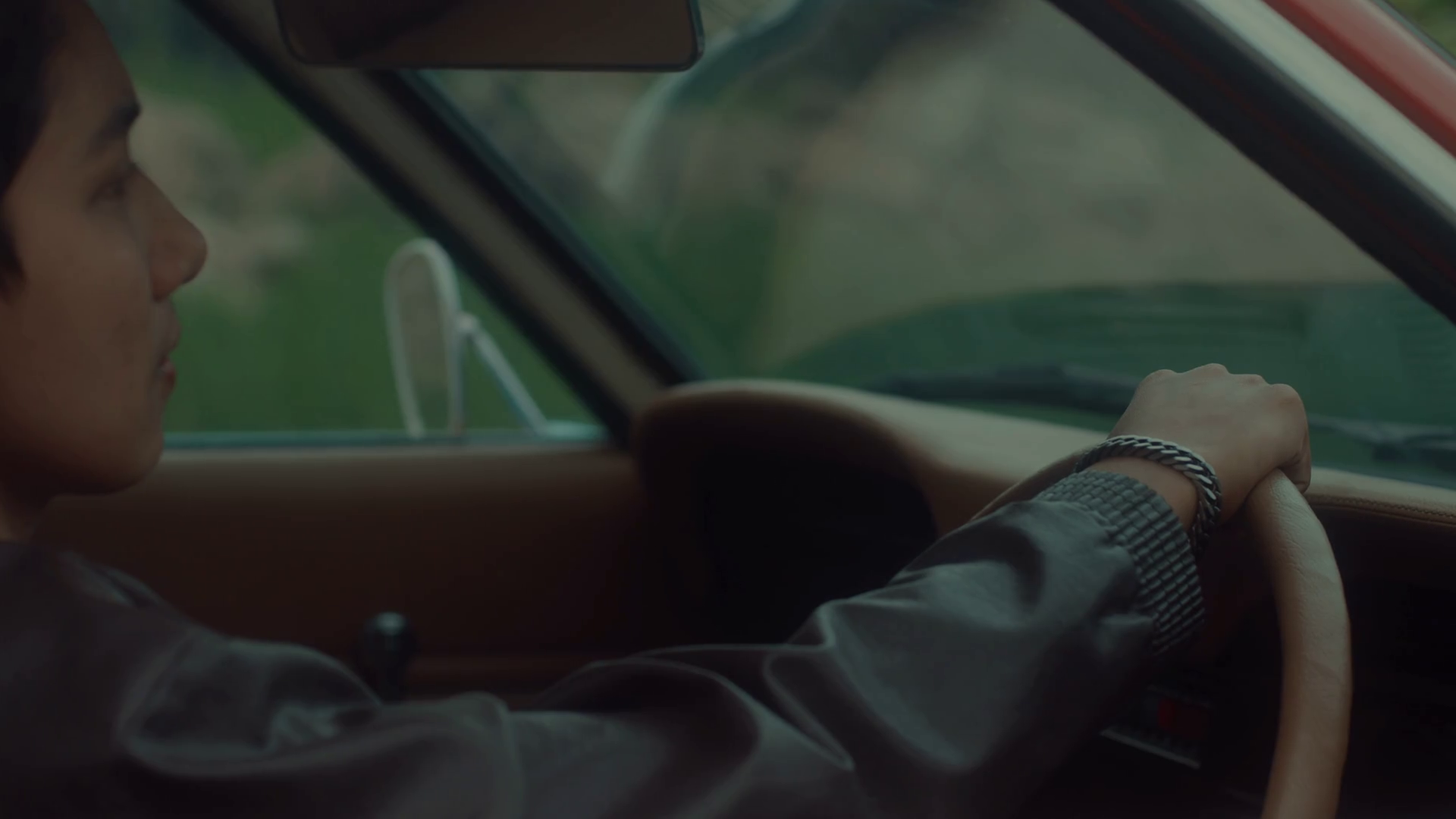 Side View Of Tomboy Girl Sitting In Driver's Stock Footage SBV ...