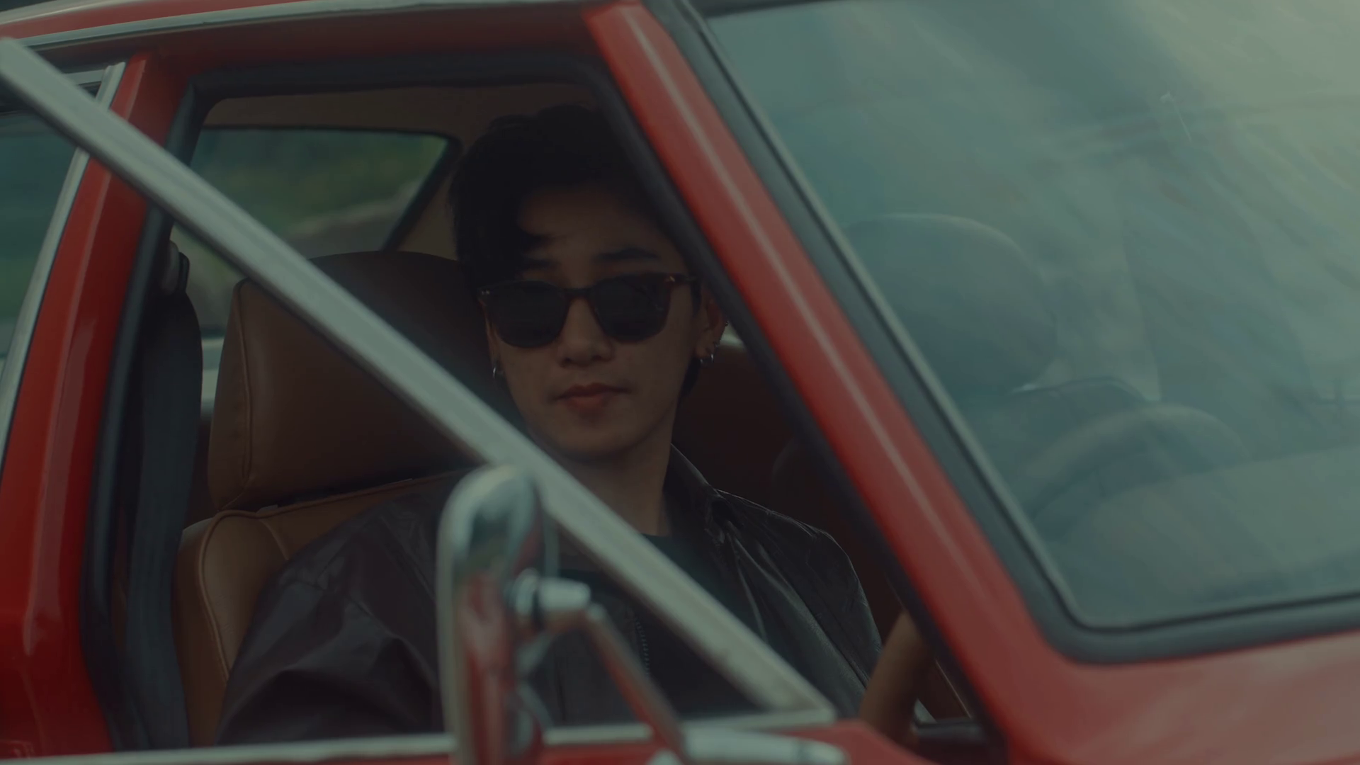 Portrait Of Tomboy Girl Sitting In Vintage Stock Footage SBV-348608816 ...