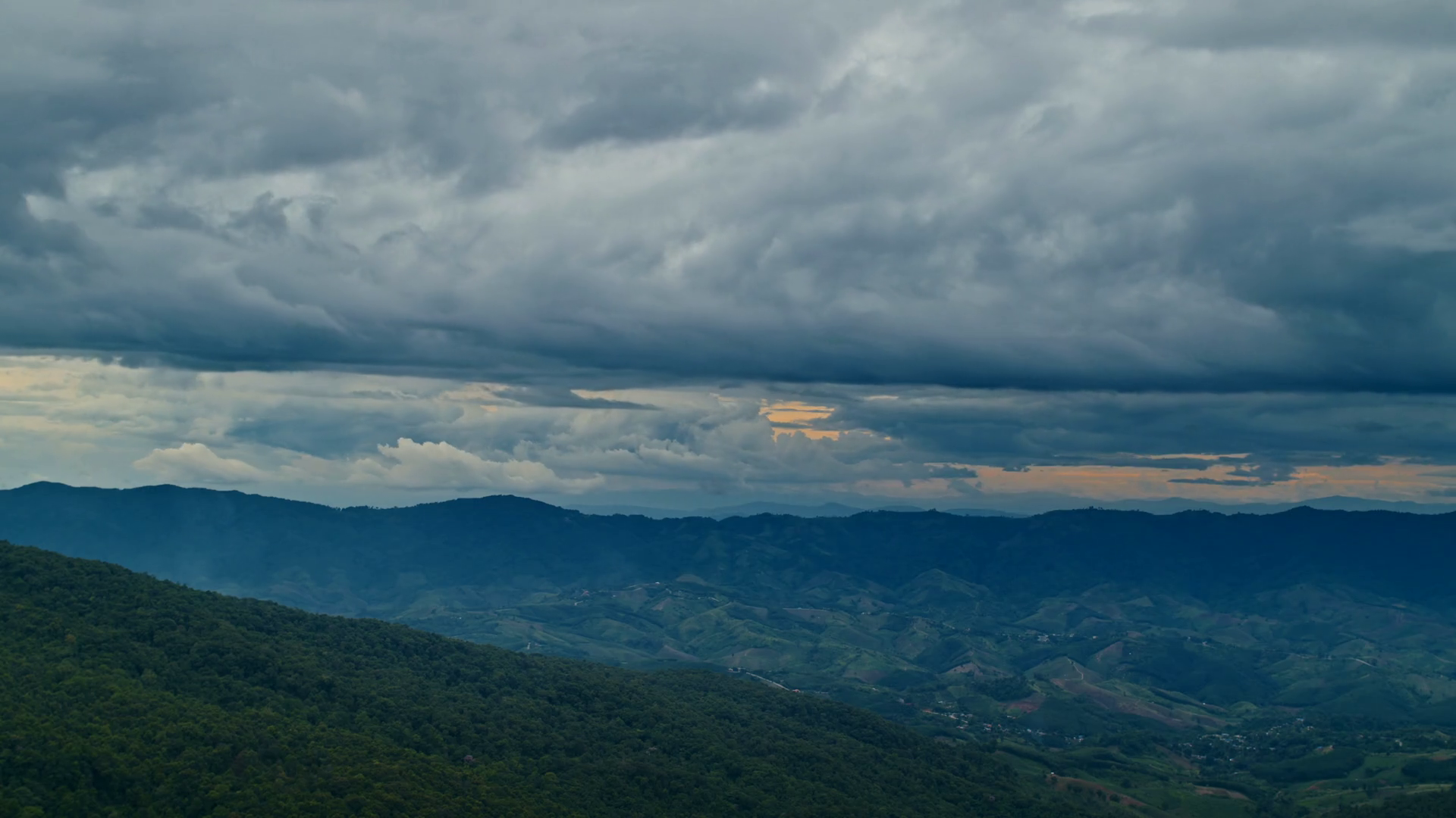 Timelapse Of Clouds Moving In Blue Sky Above Stock Footage SBV ...