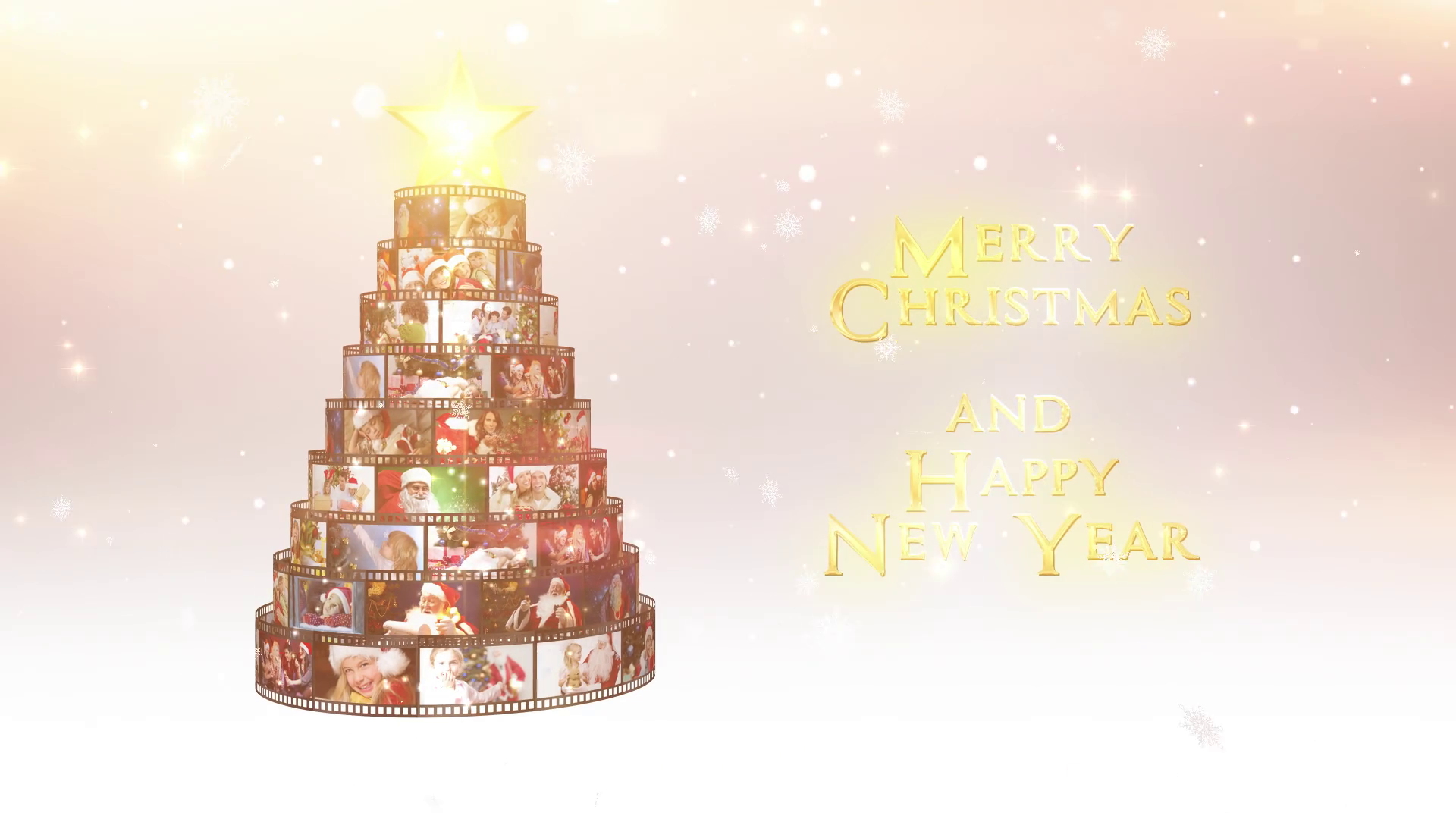 Merry Christmas Film Reel Wishes 00:16 SBV-347308369 - Storyblocks