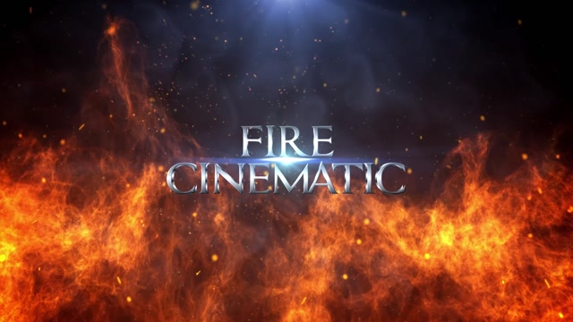 Cinematic Fire Intro Templates Royalty-Free - Storyblocks