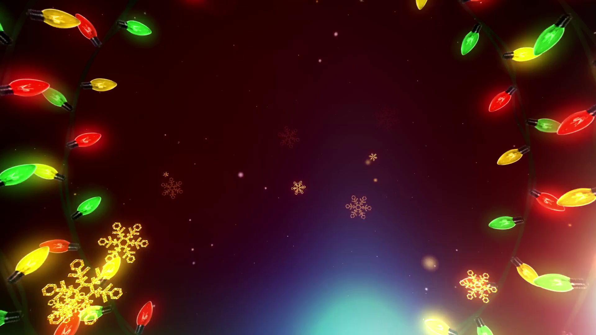 Christmas Lights Logo Opener Template SBV-347280387 - Storyblocks