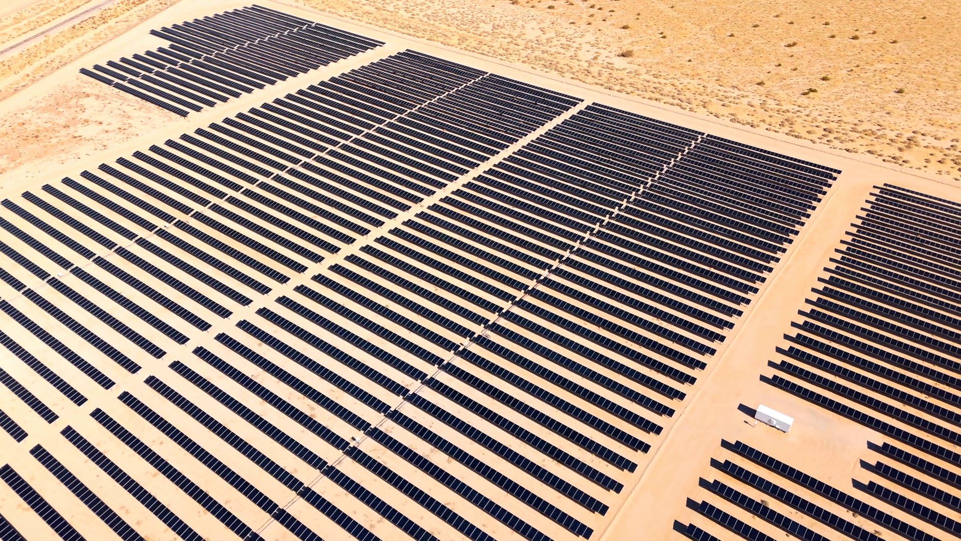 A Photovoltaic Solar Field Installed In Stock Footage SBV-351675797 ...