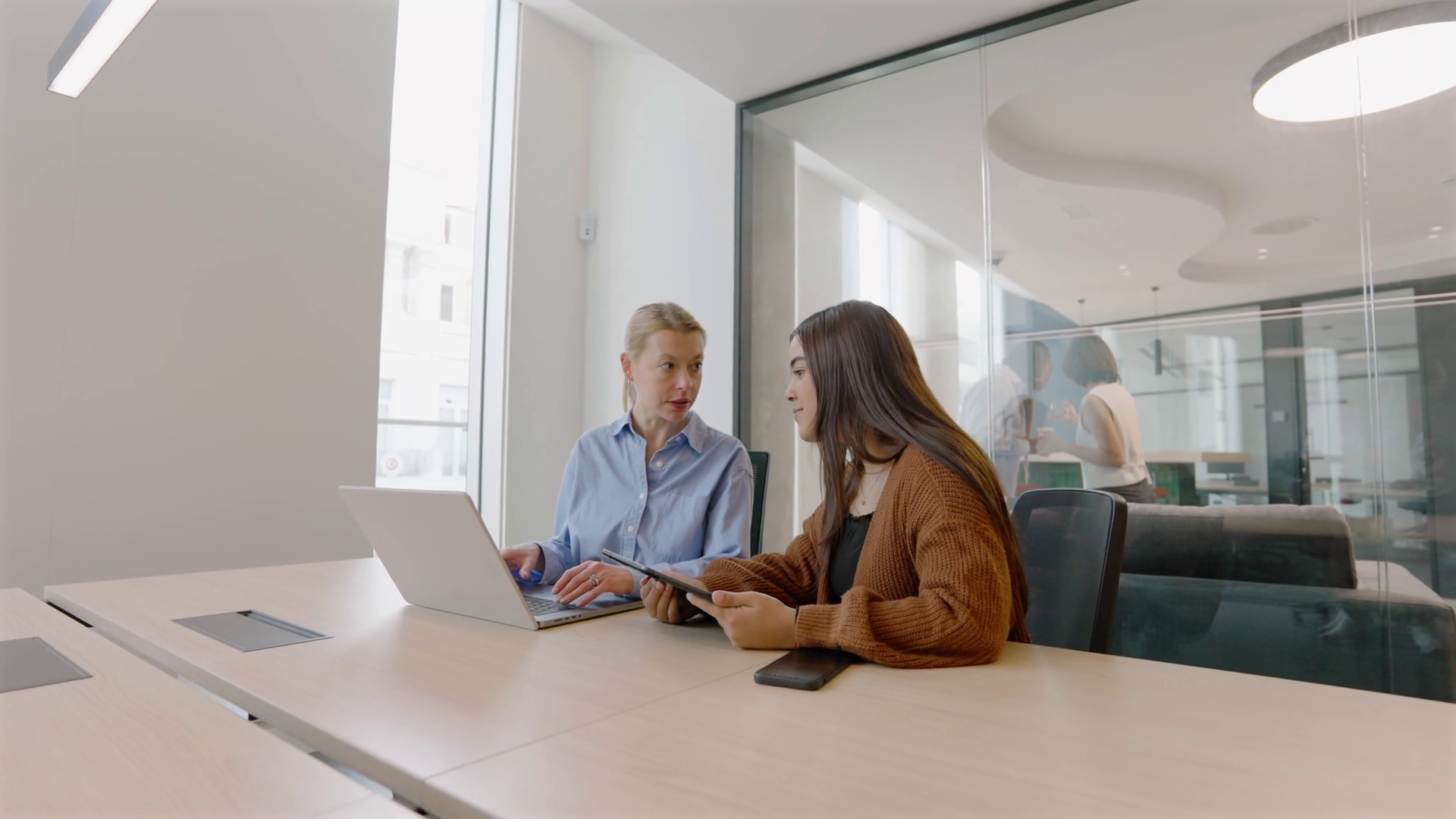 Collaborative Work In Contemporary Office Stock Footage SBV-351934977 ...