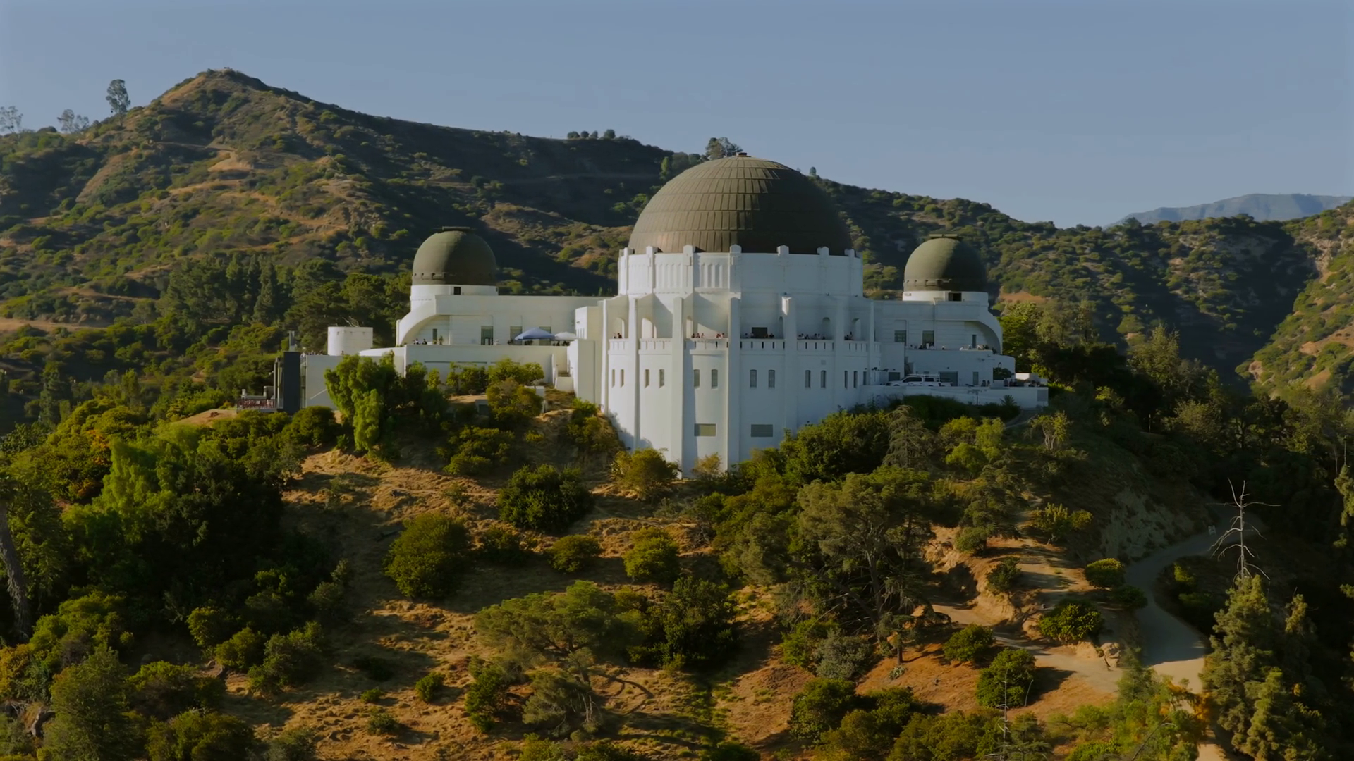 Stunning Aerial Views Of Iconic Griffith Stock Footage SBV-352565673 ...