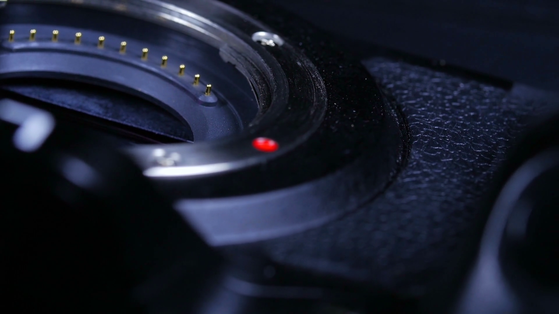 Macro Closeup Of Dslr Camera Sensor Rotating Stock Footage SBV ...