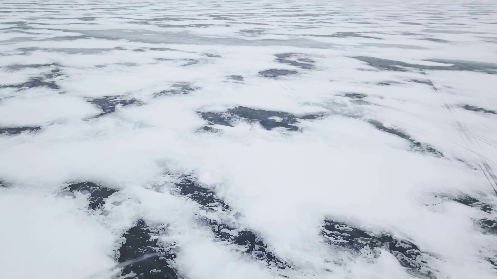 Aerial Drone View Flying High Above Frozen Stock Footage SBV-320605523 ...