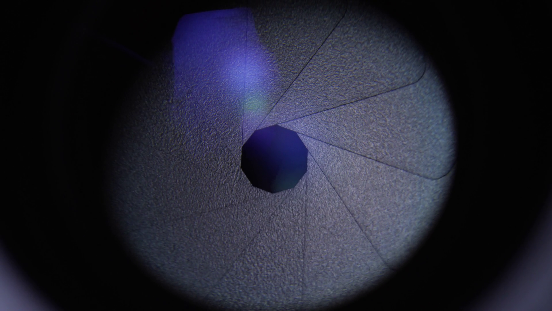 Rotating Camera Lens Showing Close Up View Of Opening Aperture Iris ...