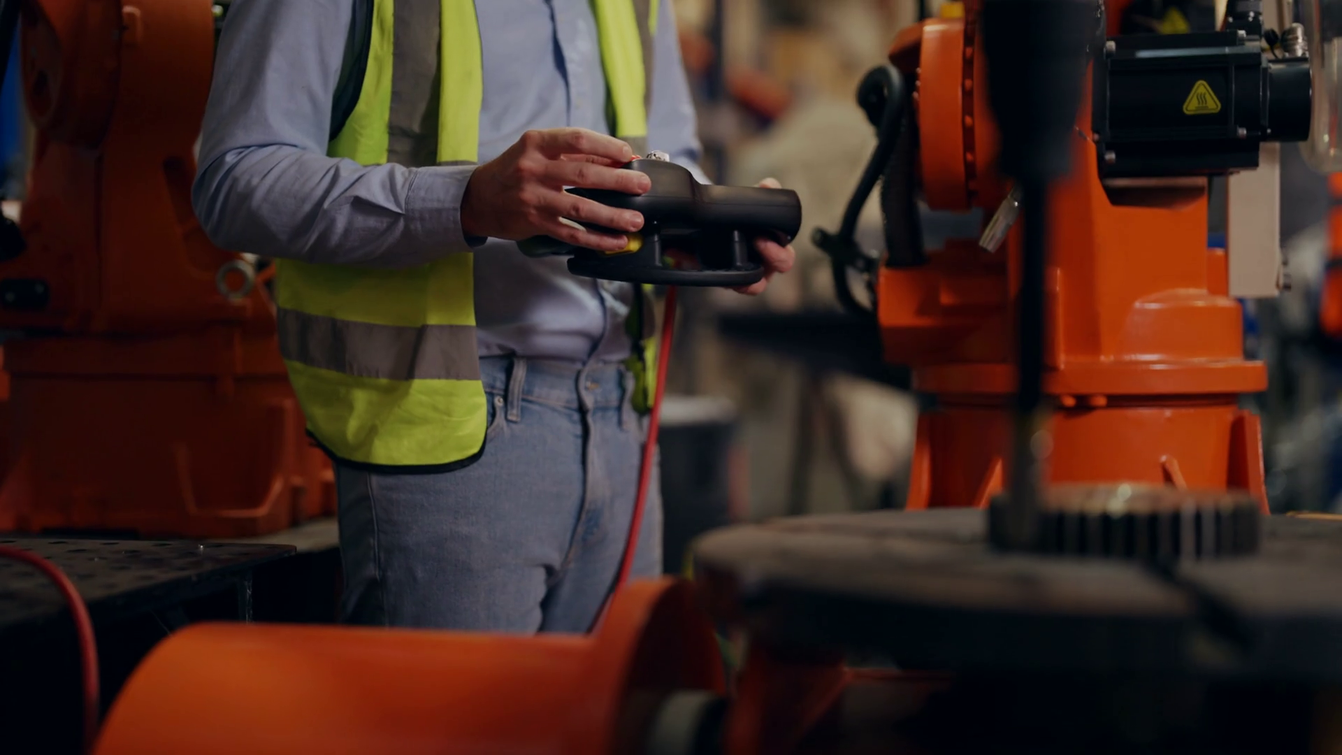 Industrial Engineer Worker With Safety Stock Footage SBV-347541785 ...