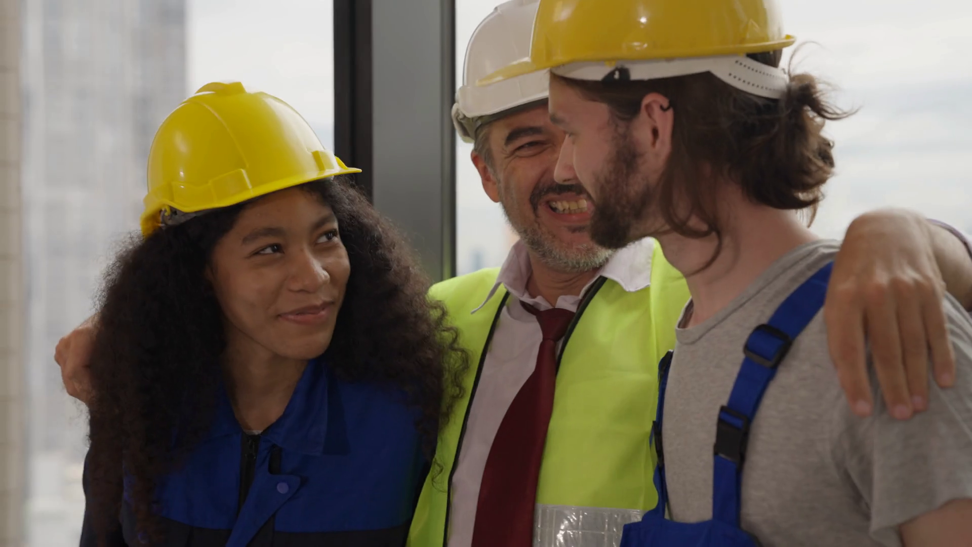 Cheerful Professional Engineers Team Working Stock Footage SBV ...