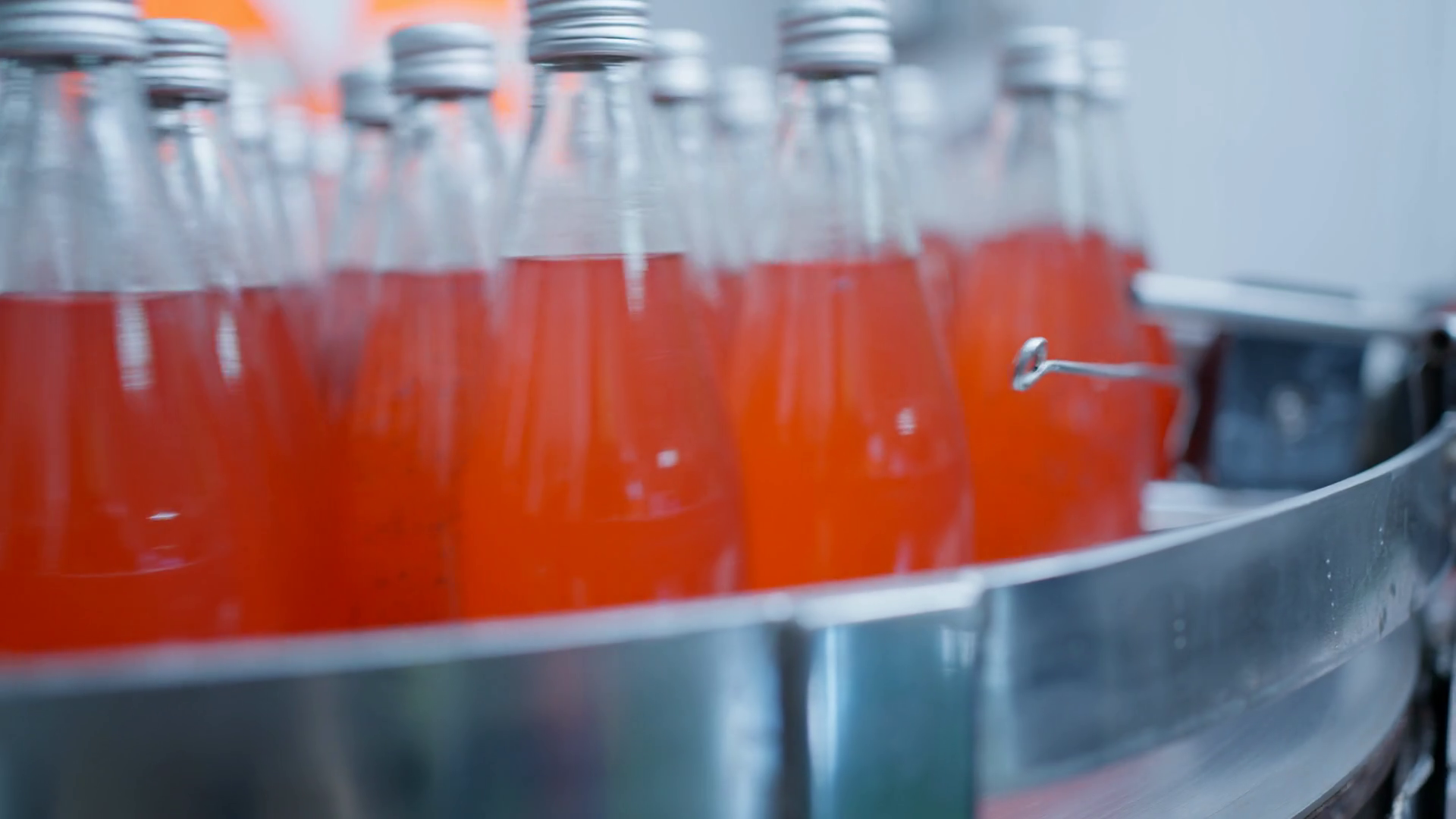 Automatic Production Line In Beverage Stock Footage SBV-347340532 ...