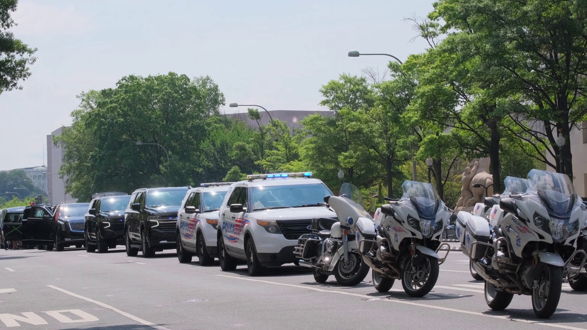 A Lineup Featuring Various Police Vehicles Stock Footage SBV-352589616 ...