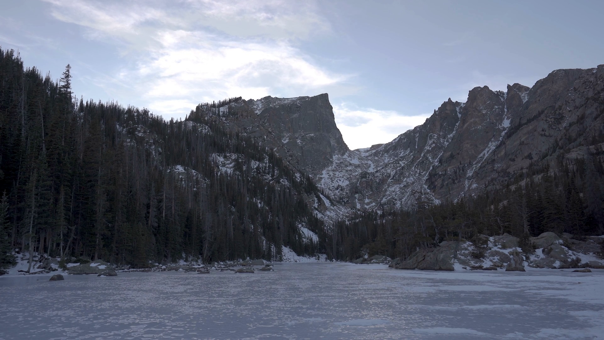 Rocky Mountain National Park Winter Frozen Stock Footage SBV-351863543 ...
