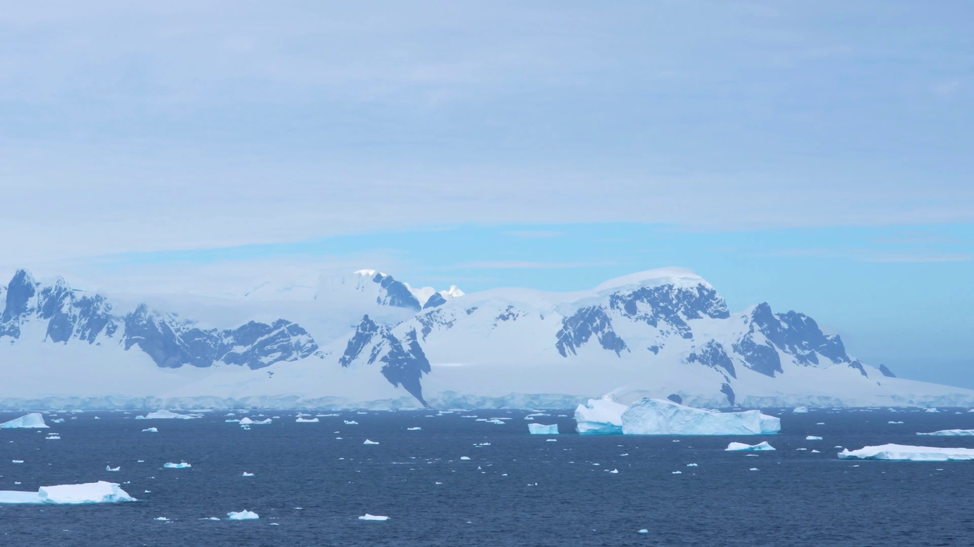 Antarctica Scenic Cruise Icebergs Climate Stock Footage SBV-351865821 ...