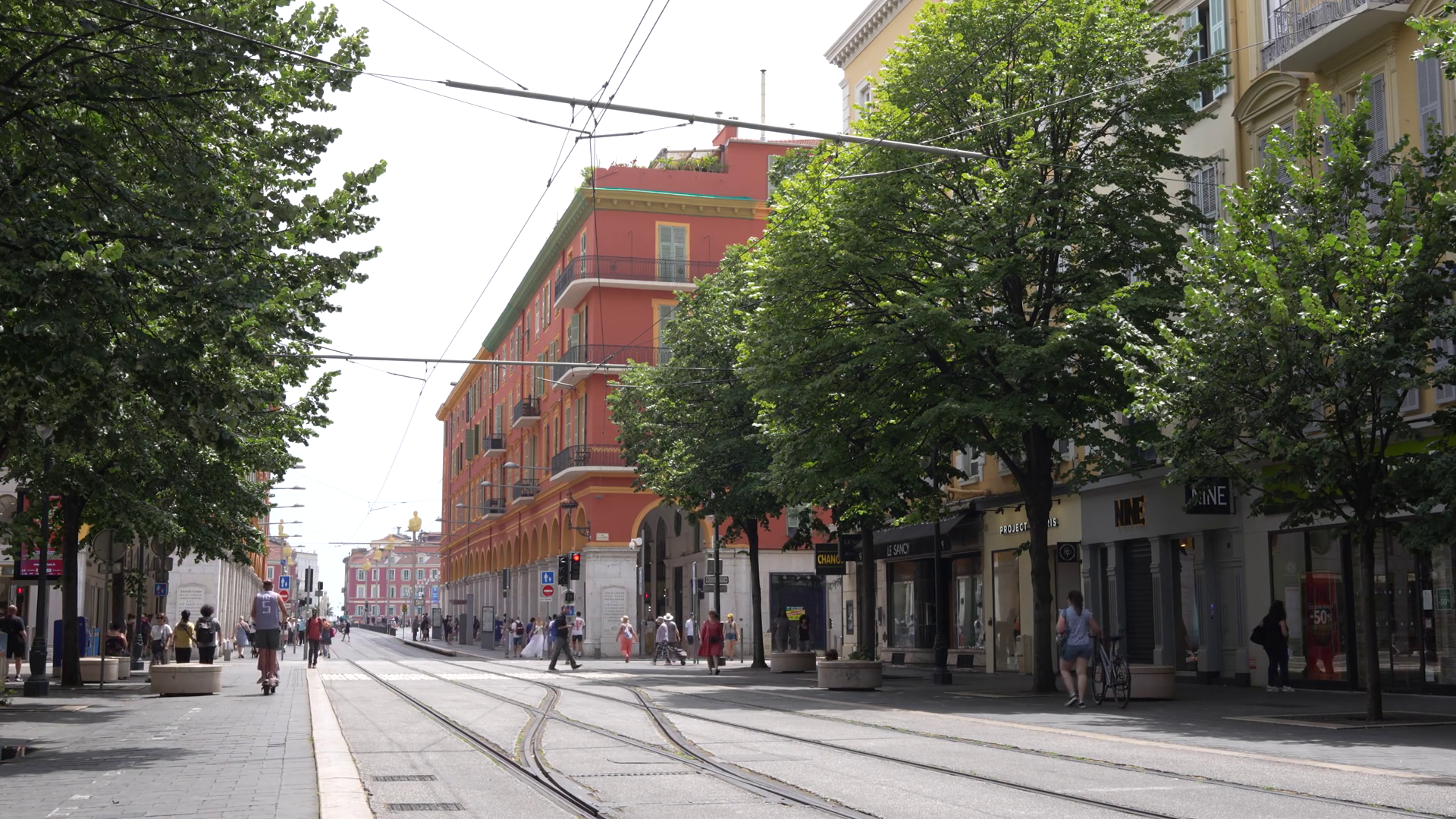 Nice France - June 16 2025: Avenue Jean Stock Footage SBV-352557820 ...