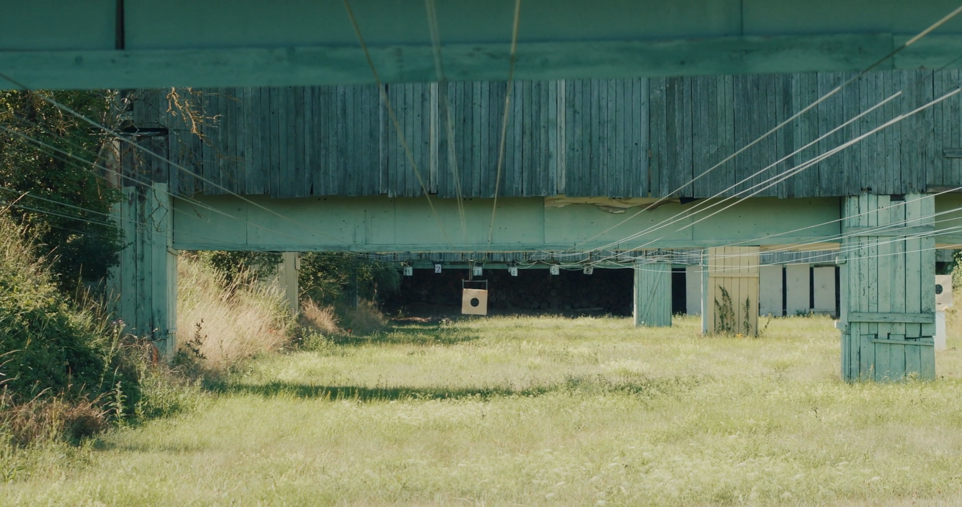 Outdoor Shooting Range Lane With Visible Stock Footage SBV-352277199 ...