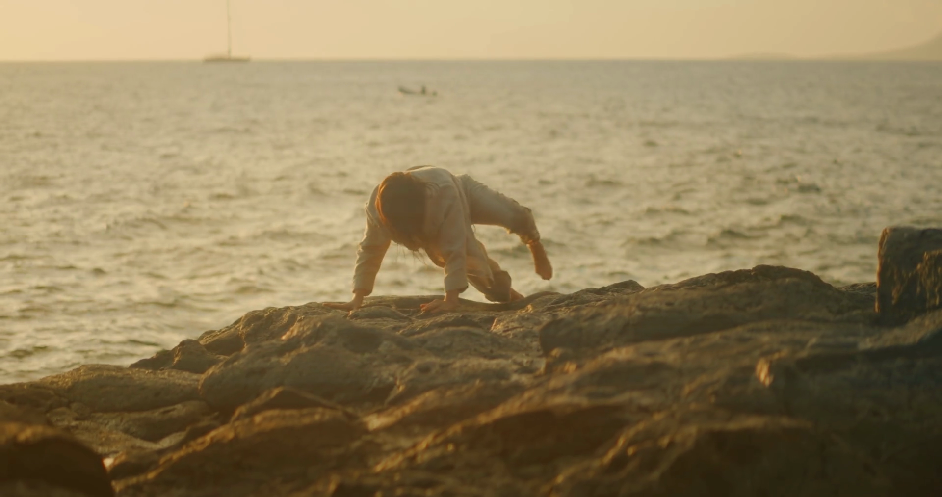 Female Dancer Bending Gracefully During Stock Footage SBV-352631851 ...
