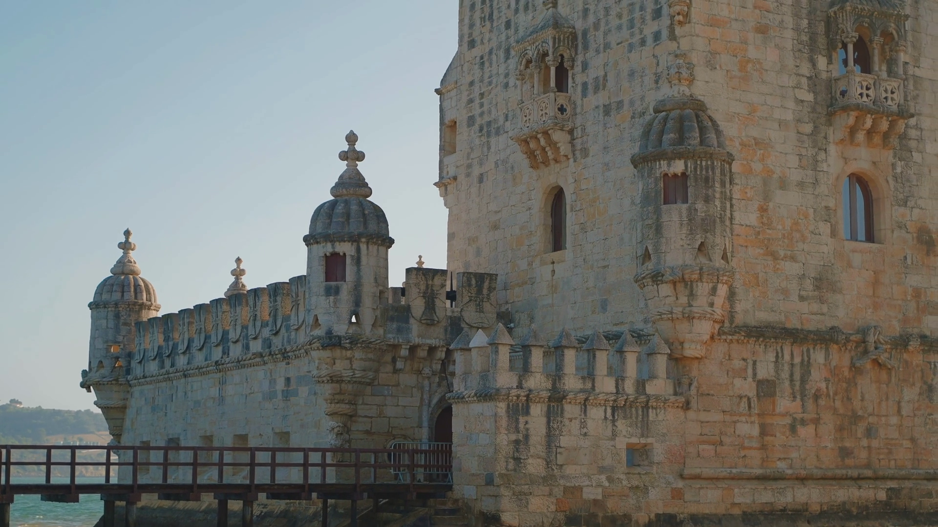 Famous Belem Tower In Lisbon Portugal Stock Footage SBV-351783479 ...