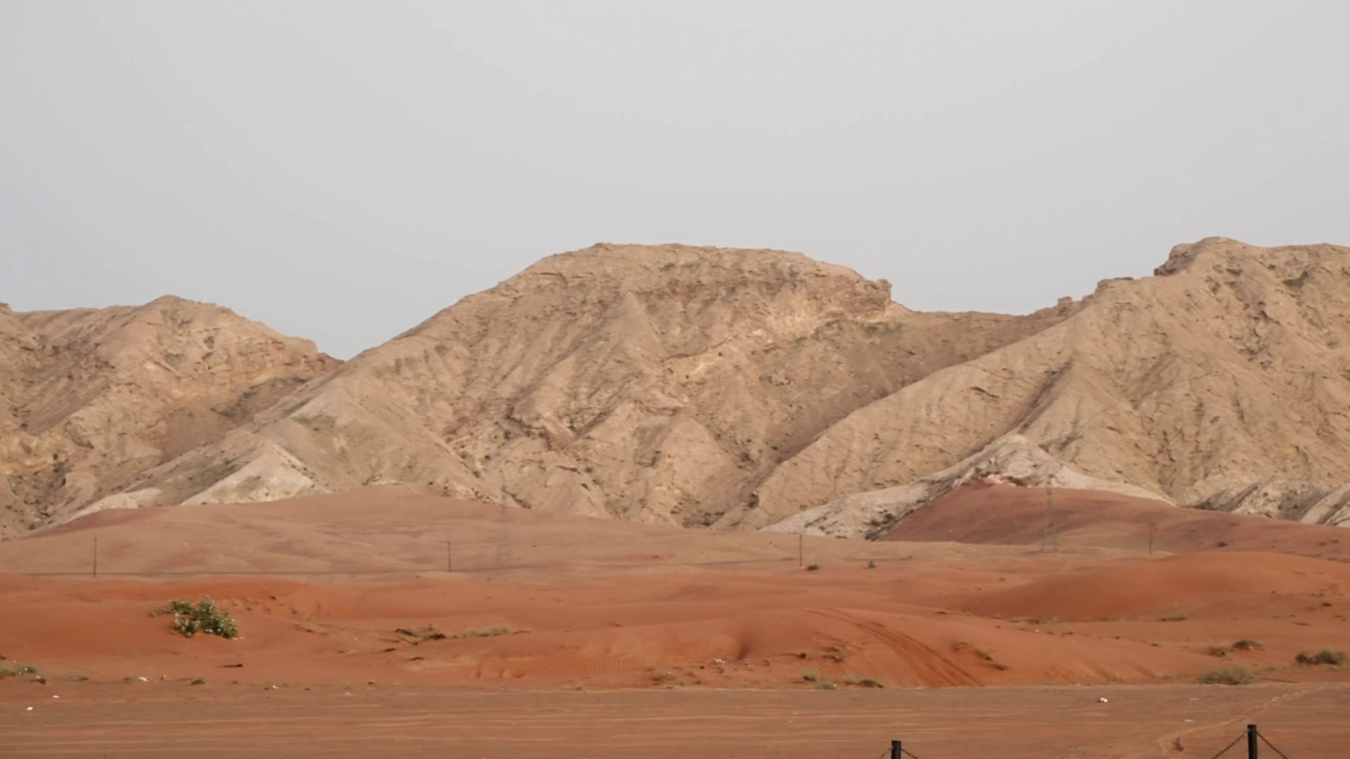 Sandy Huge Mountains Dunes In Red Desert In Stock Footage SBV-348824644 ...